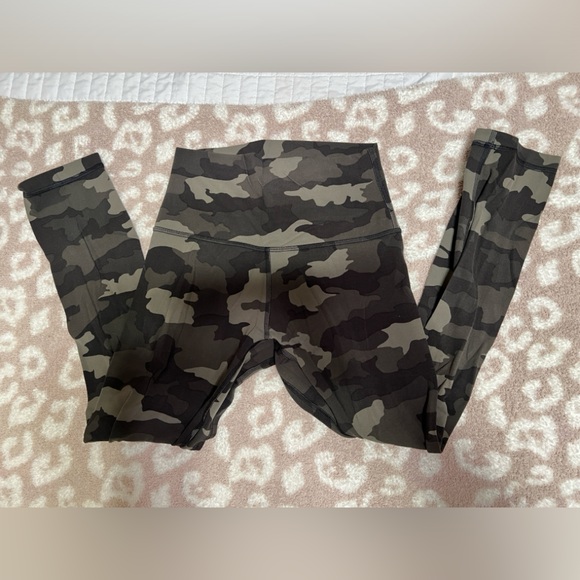 lululemon athletica | Pants & Jumpsuits | Lululemon Camo Align Leggings ...